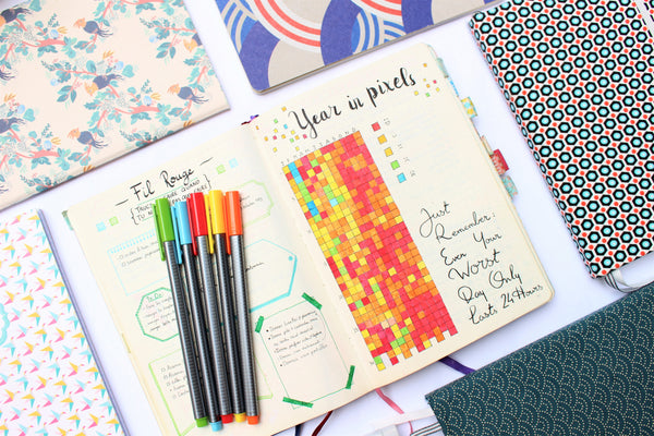 Year in Pixels - Bullet Journal